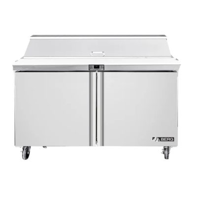 Berg 12 Pan 2-Door Sandwich Prep Table 48-1/4”W - Berg