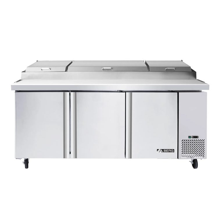 Berg 3-Door Pizza Prep Table 93”W - Berg