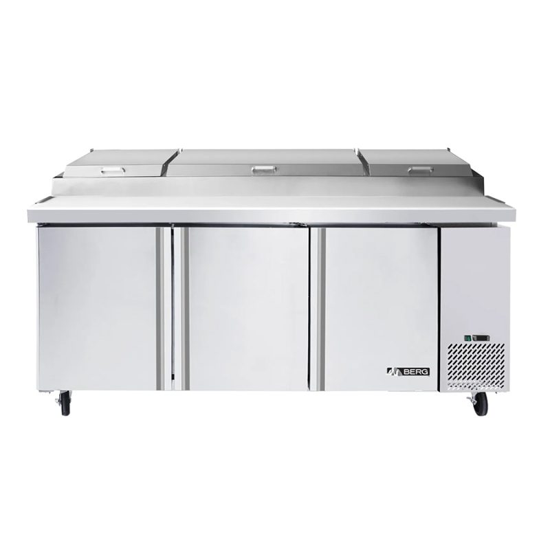 Berg 3-Door Pizza Prep Table 93”W - Berg